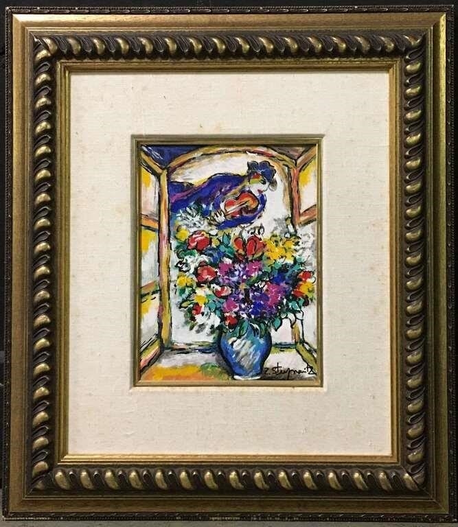 Zamy Steynovitz | Zami Steynovitz Highlighted Print, Flowers | MutualArt