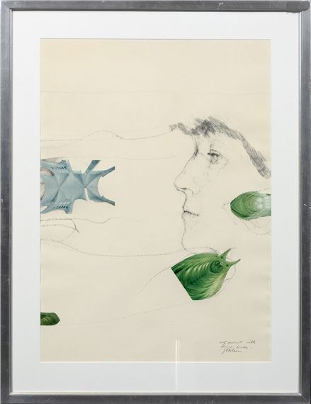 Judith Mason | Self Portrait with Flying Birds' | MutualArt