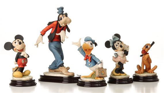 Giuseppe Armani | FIVE GIUSEPPE ARMANI DISNEY CHARACTERS WITH BOXES ...