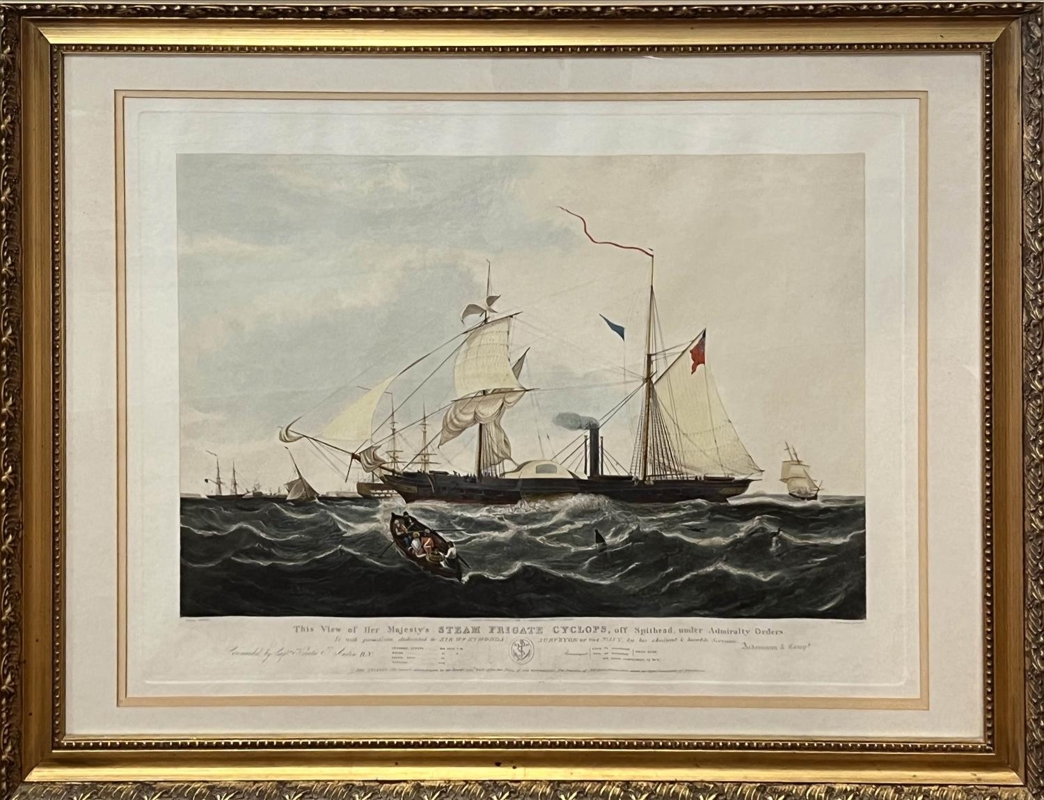 Henry A. Papprill | 'The view of Her Majestys Steam Frigate Cyclops ...