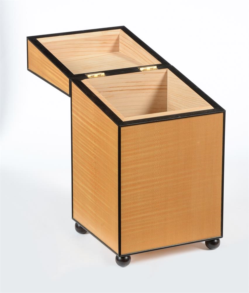 David Linley | A SYCAMORE AND EBONISED RECTANGULAR BOX | MutualArt