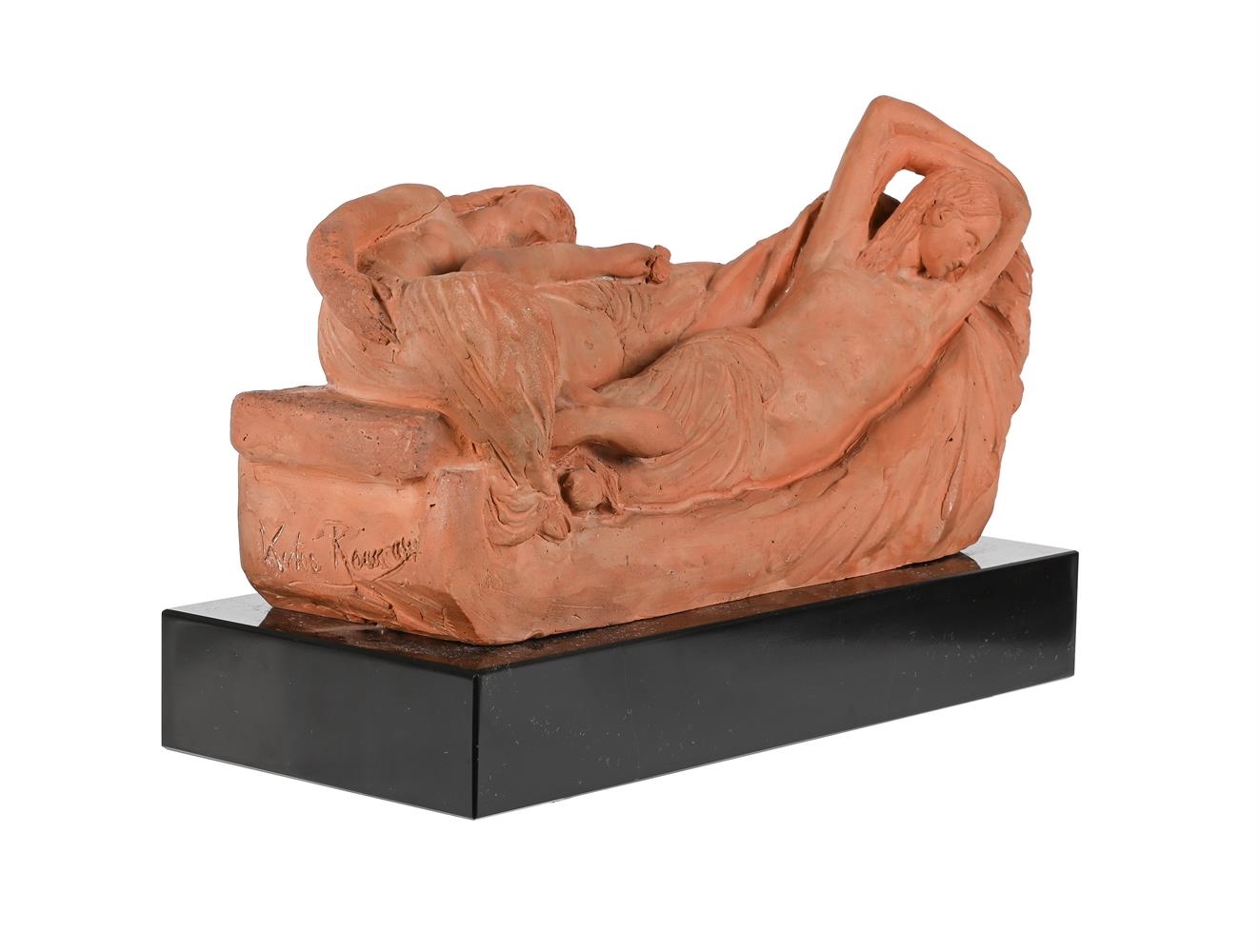 Victor Rousseau | A SCULPTED TERRACOTTA MODEL OF THREE RECLINING ...