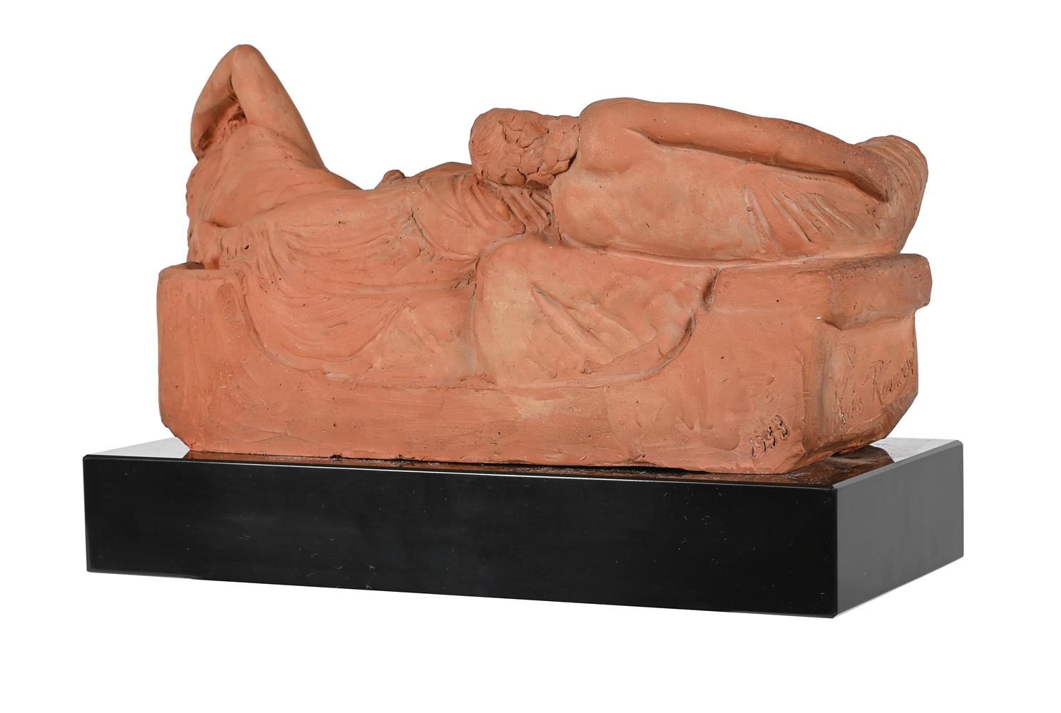 Victor Rousseau | A SCULPTED TERRACOTTA MODEL OF THREE RECLINING ...