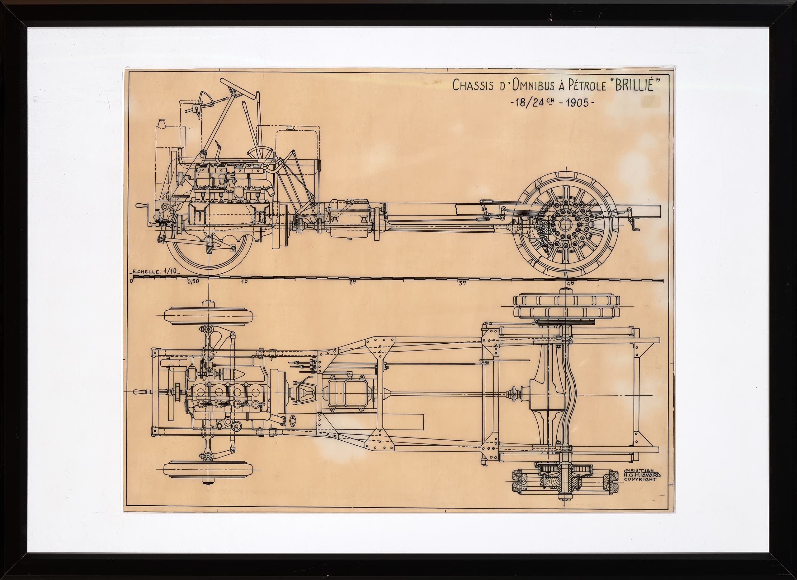 CHRISTIAN HENRY TAVARD | CHÂSSIS D’OMNIBUS À PÉTROLE ‘BRILLIÉ’ | MutualArt