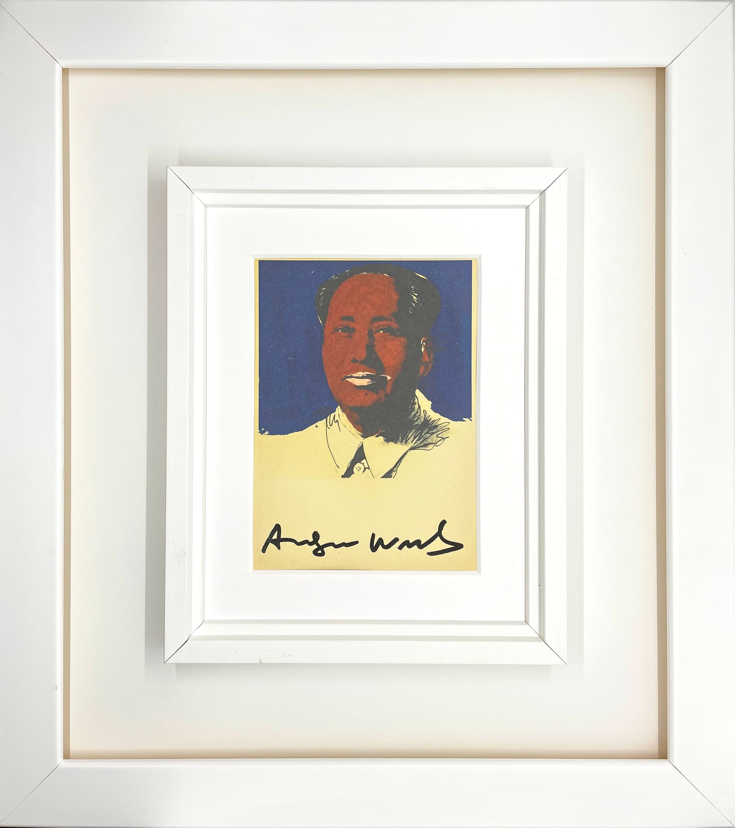 Andy Warhol | Autograph on Mao Zedong postcard | MutualArt