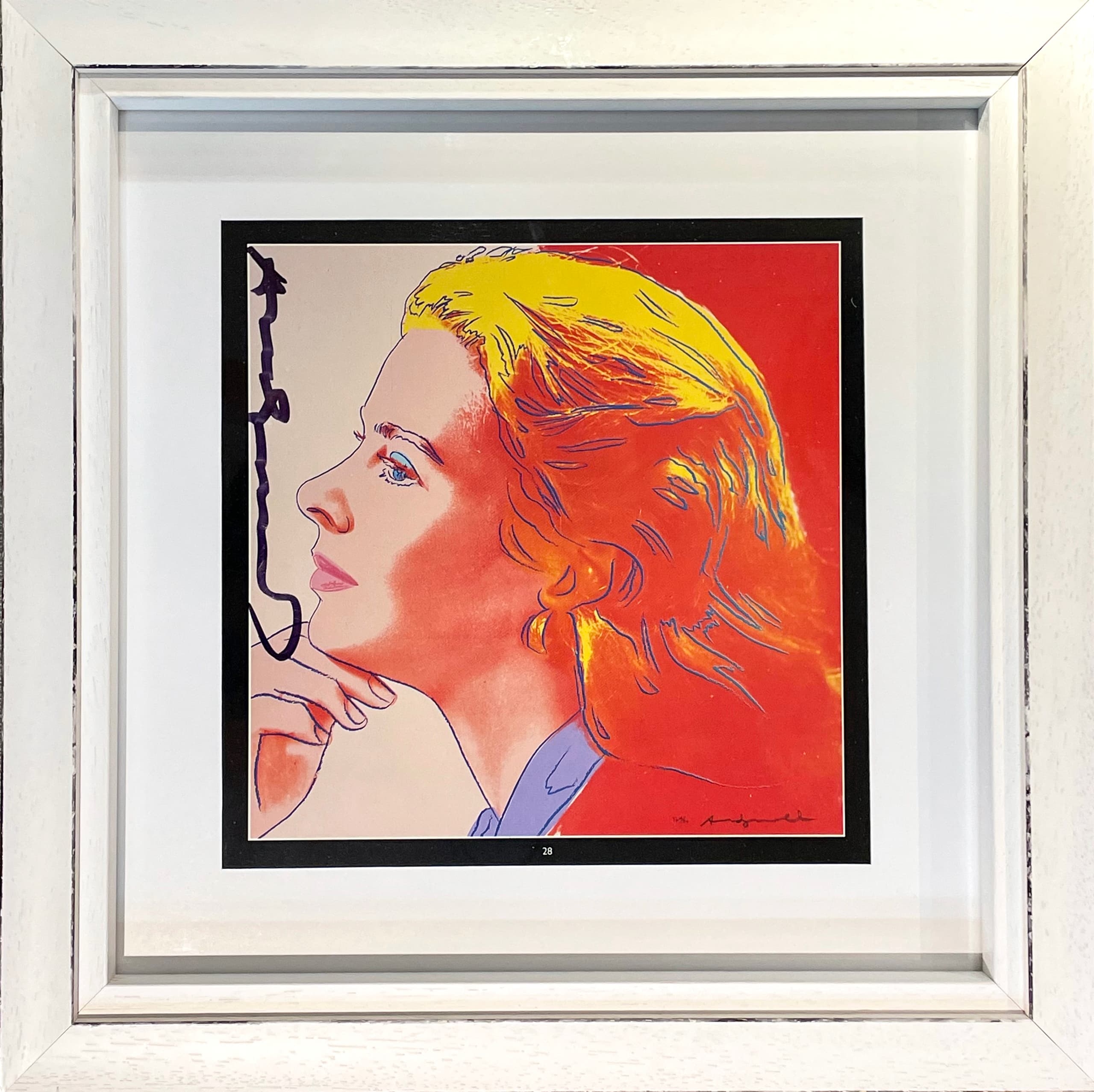 Andy Warhol | Autograph on Ingrid Bergman image | MutualArt