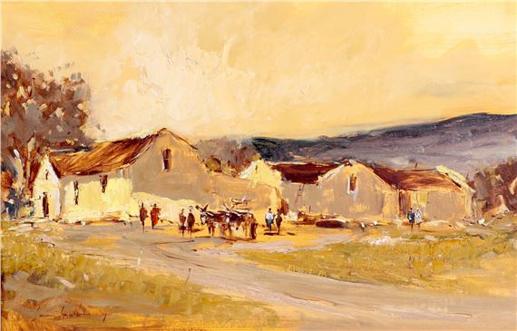 Corné Weideman | DONKEY CAR AT THE FARMHOUSE | MutualArt