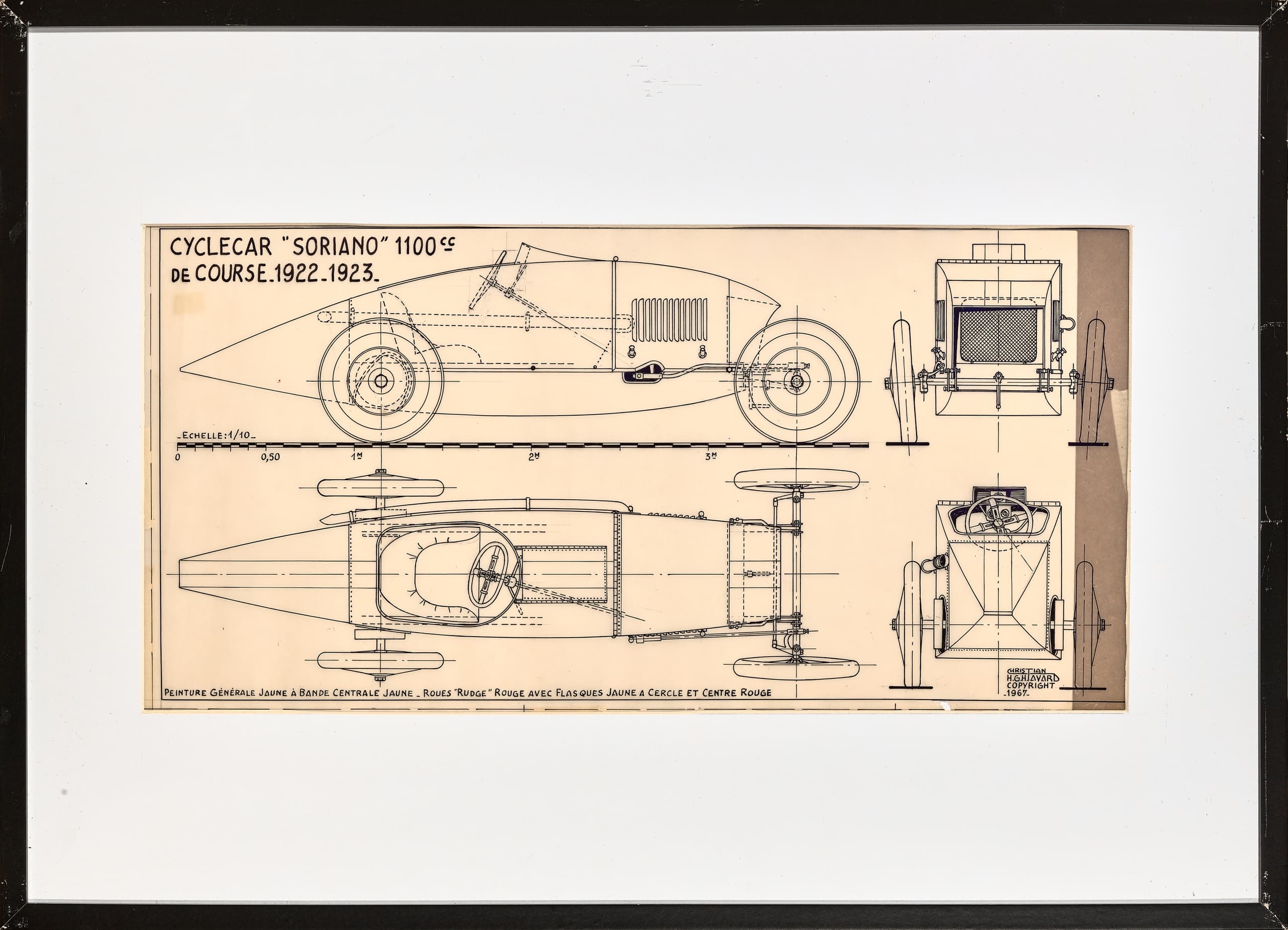 CHRISTIAN HENRY TAVARD | CYCLECAR ‘SORIANO’ 1100CC DE COURSE (1967 ...