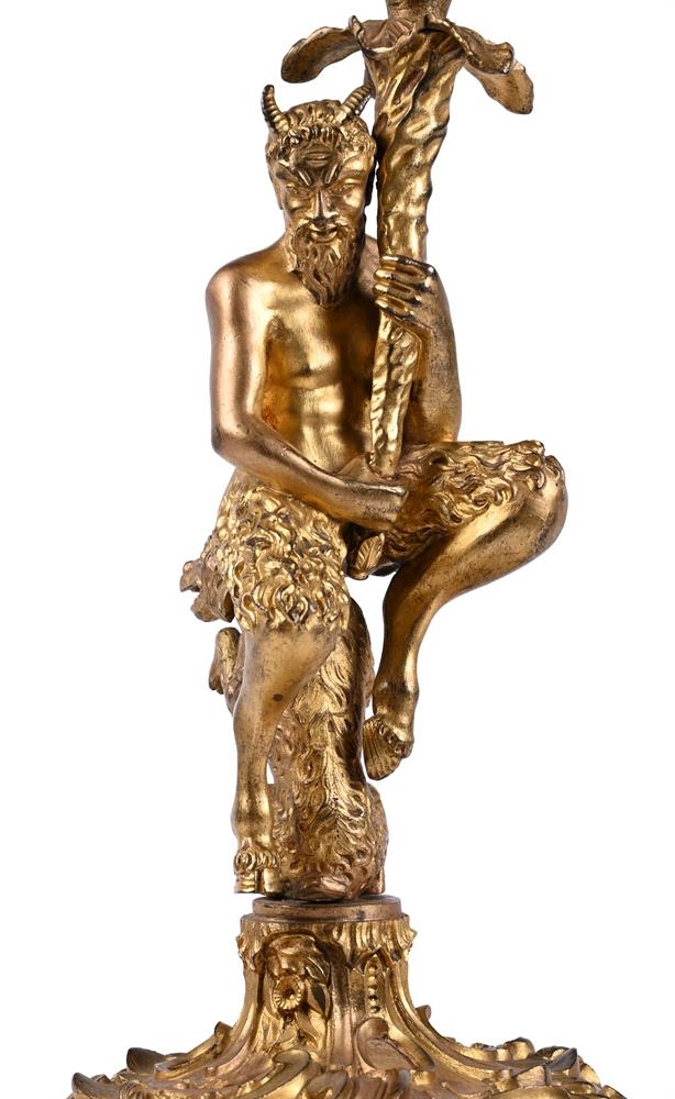 Corneille Van Cleve | A FRENCH GILT BRONZE FIGURAL CANDLESTICK | MutualArt