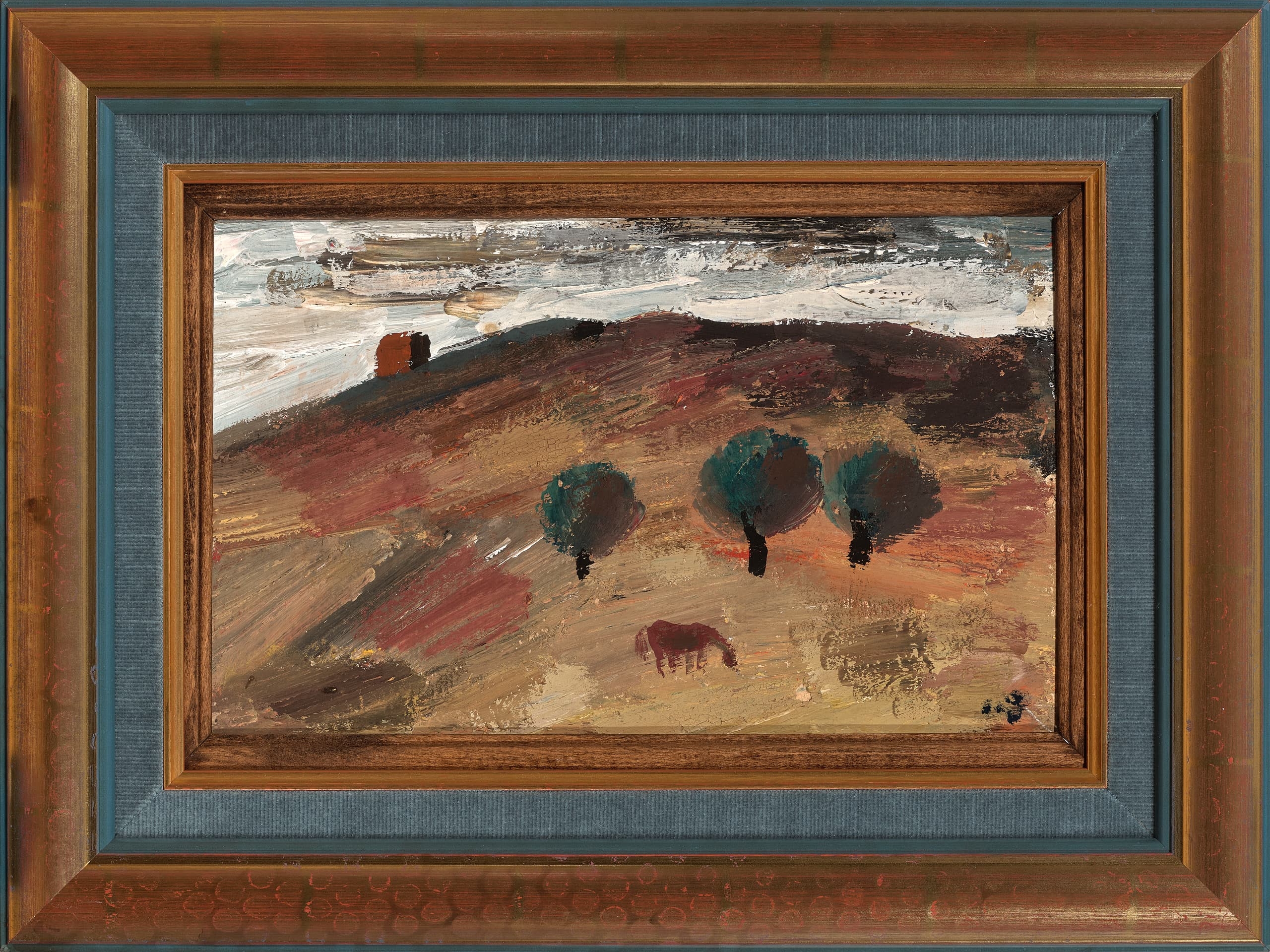 Tengiz | Mountain landscape with a horse | MutualArt