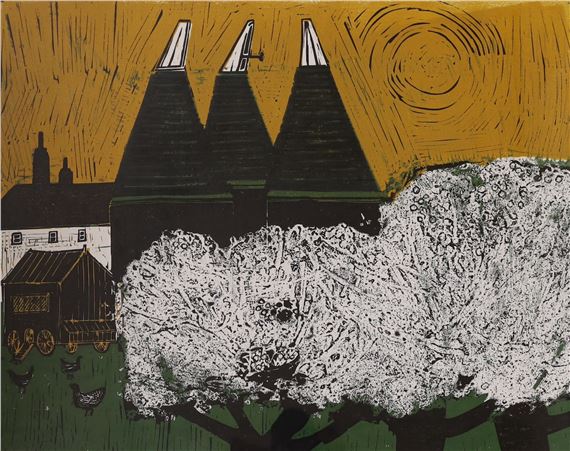 Robert Tavener | 'Kentish Oast Houses' | MutualArt