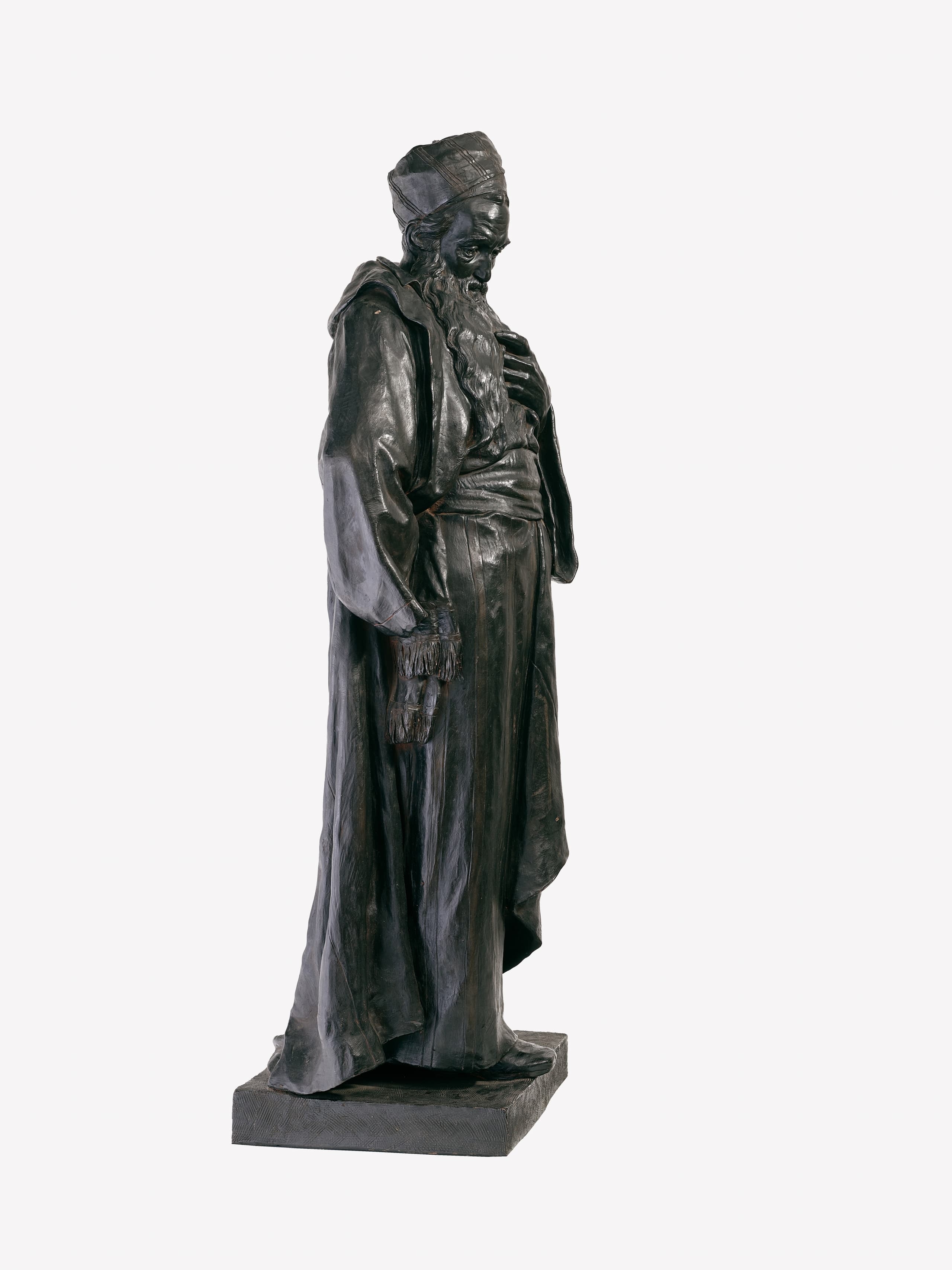 Friedrich Siegfried Goldscheider | A figure of Oriental man in a turban ...