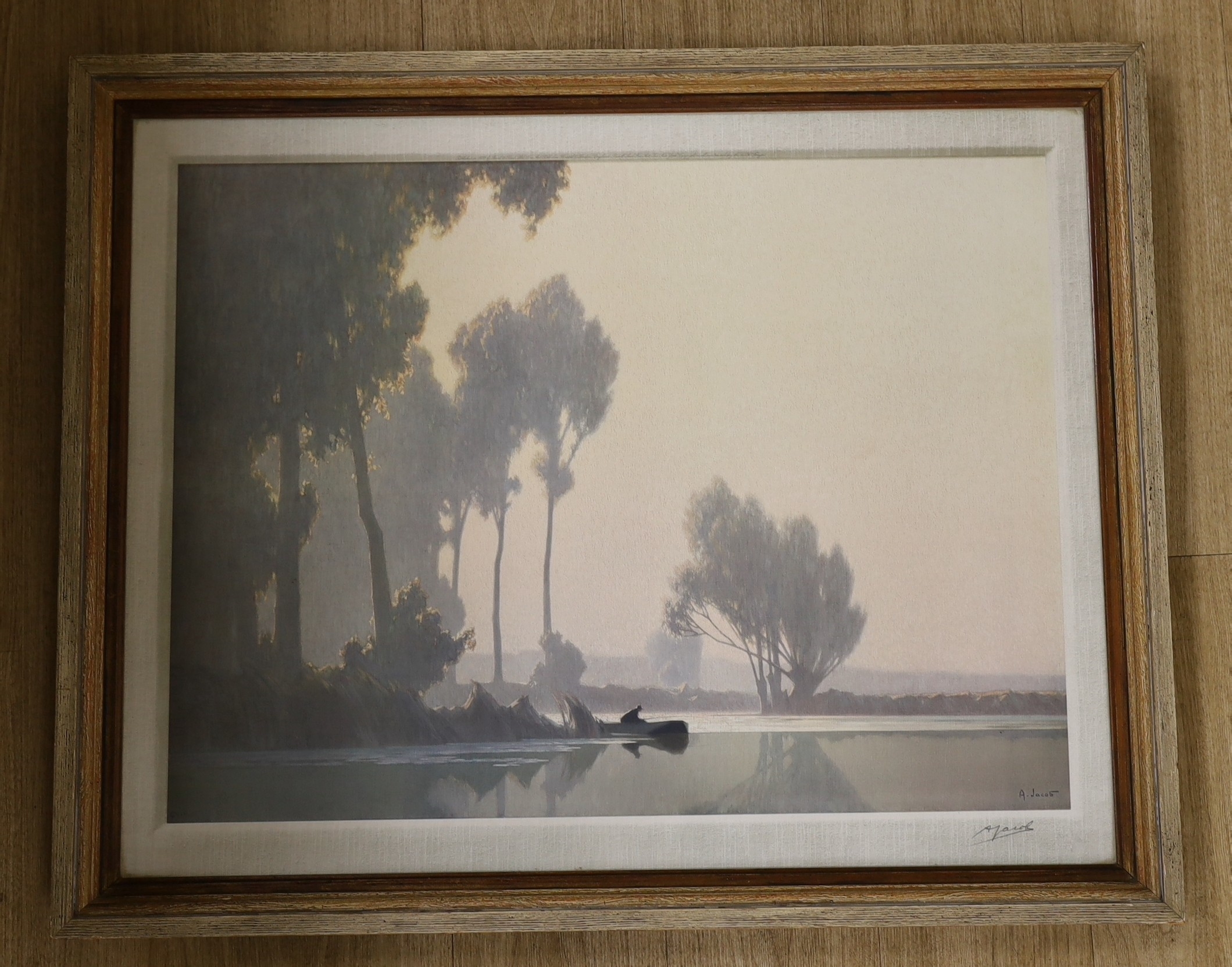 Alexandre Jacob | Lake scene | MutualArt