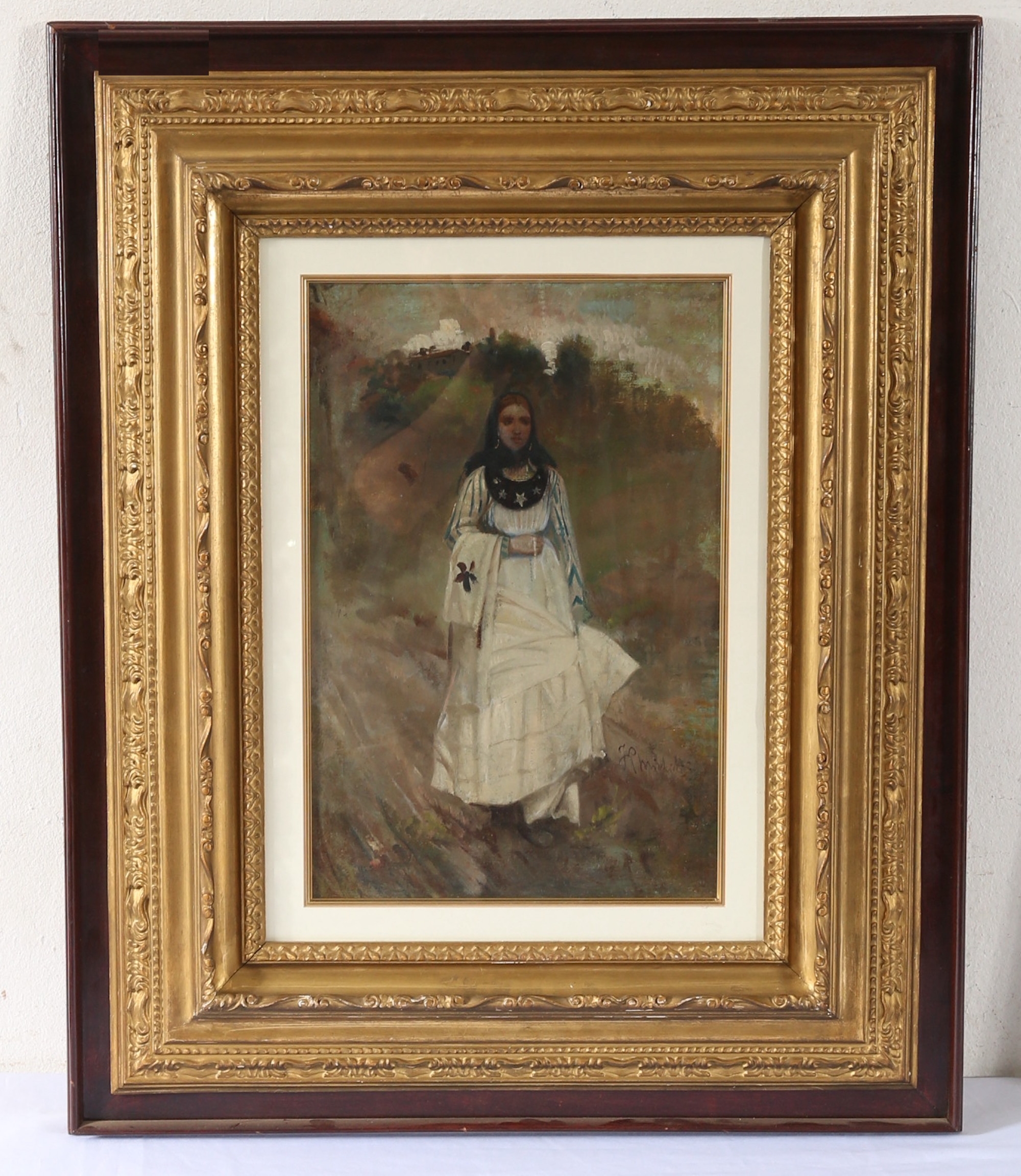 Francesco Paolo Michetti | PORTRAIT OF A LADY | MutualArt