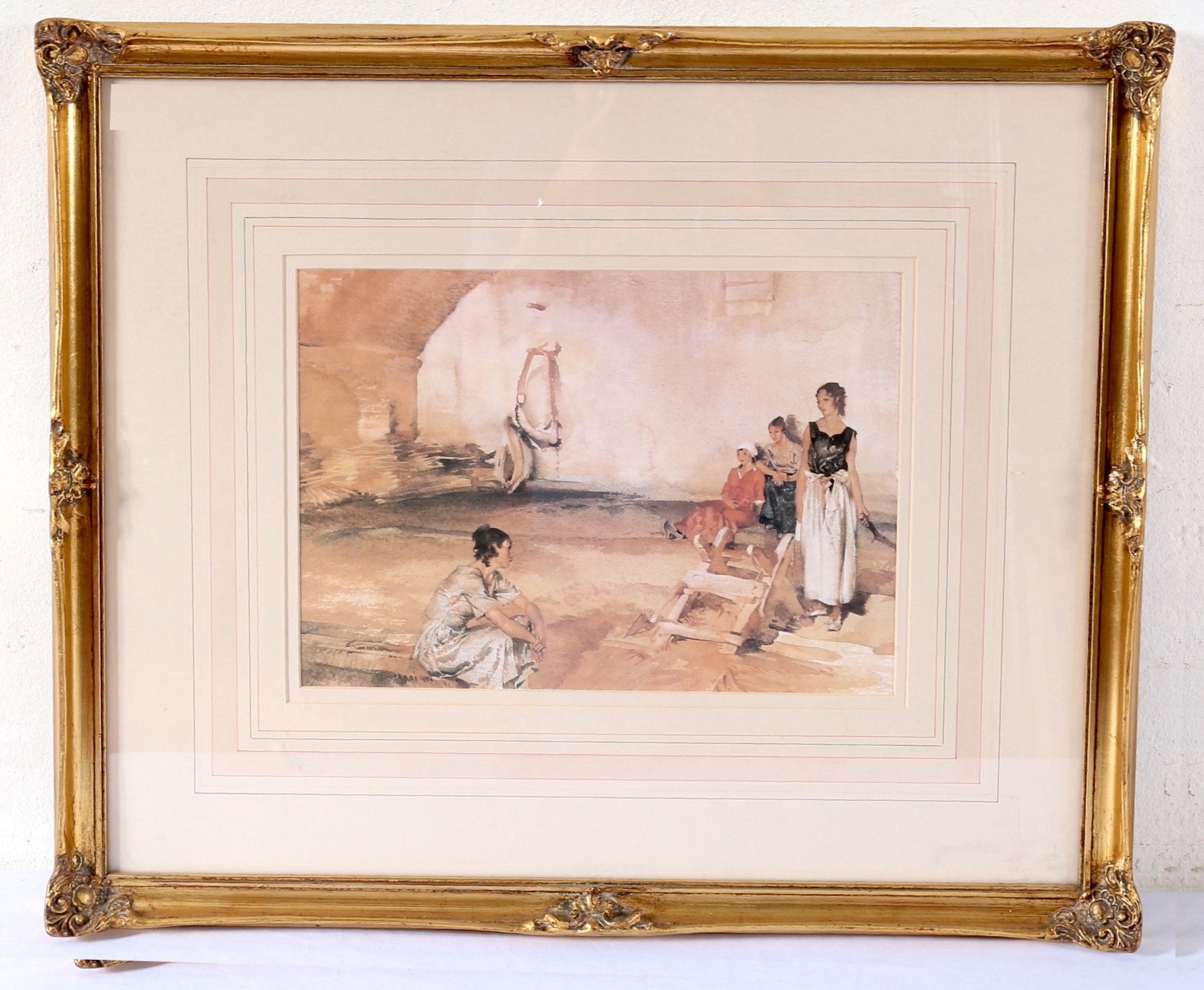 William Russell Flint | LADIES IN CONVERSATION | MutualArt