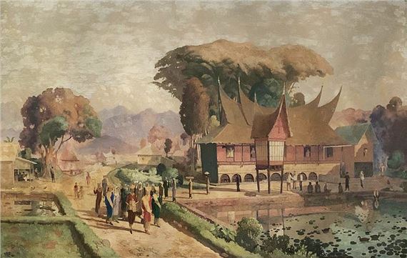 Wakidi | - Rumah Minang (1971) | MutualArt