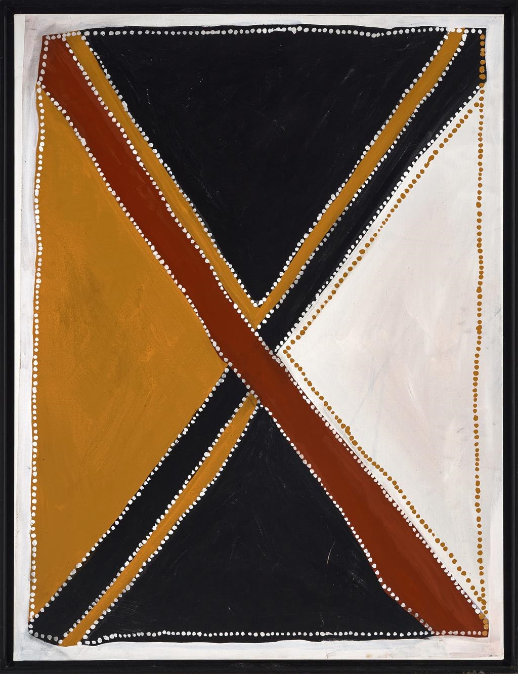 Rover Thomas | Cross Roads (1995) | MutualArt