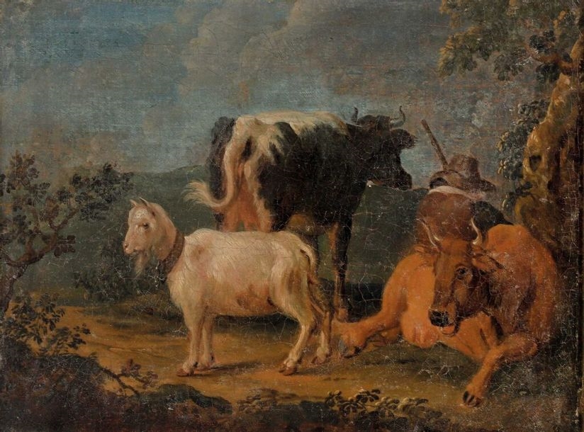 Philipp Peter Roos | A shepherd and his flock. | MutualArt