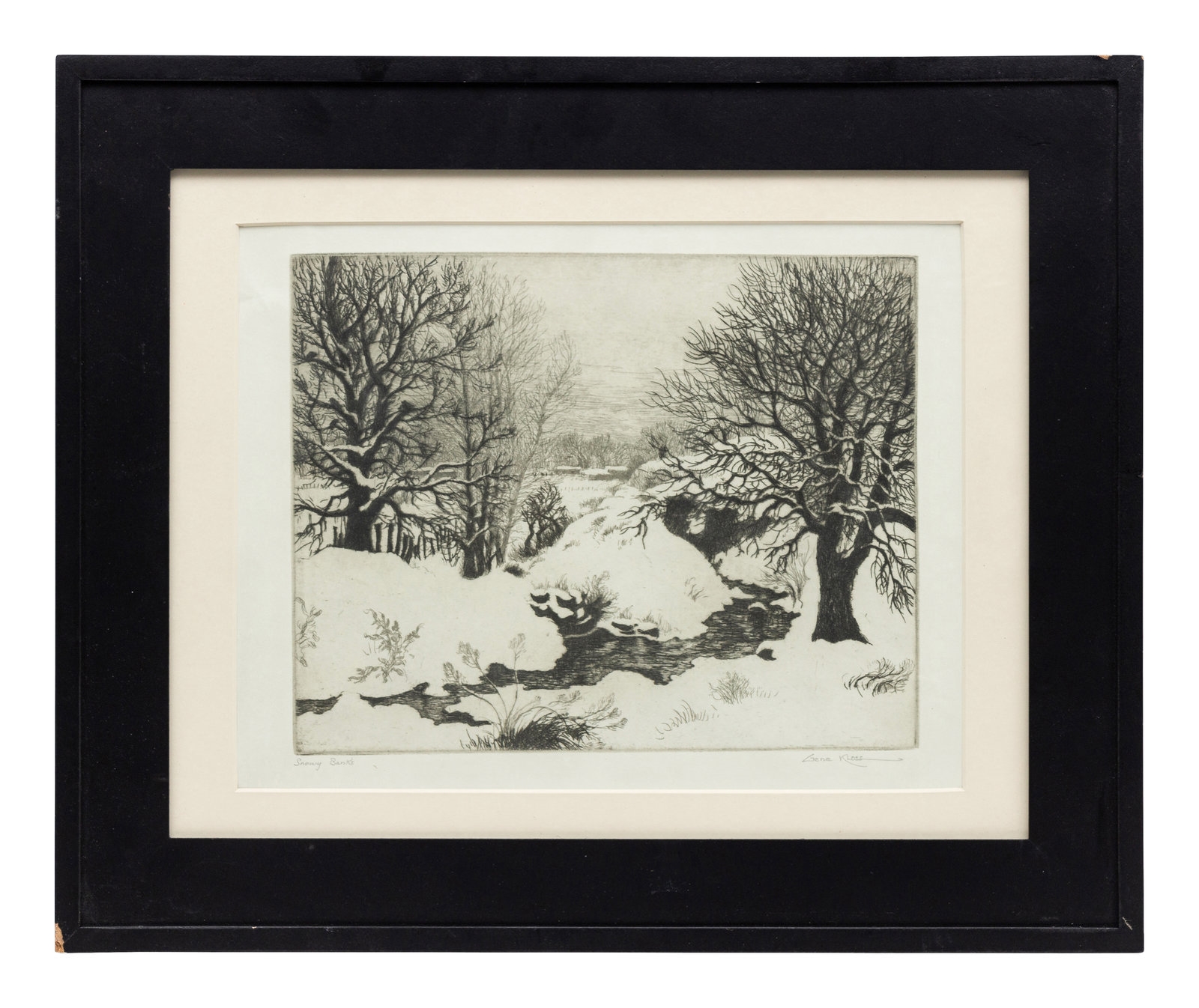 Alice Gene Kloss | Snowy Banks | MutualArt