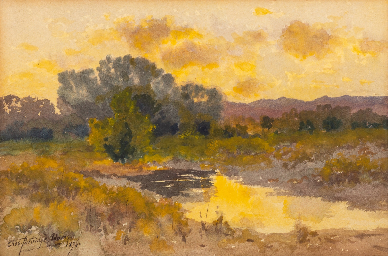 Charles Partridge Adams | Untitled Landscape (1896) | MutualArt