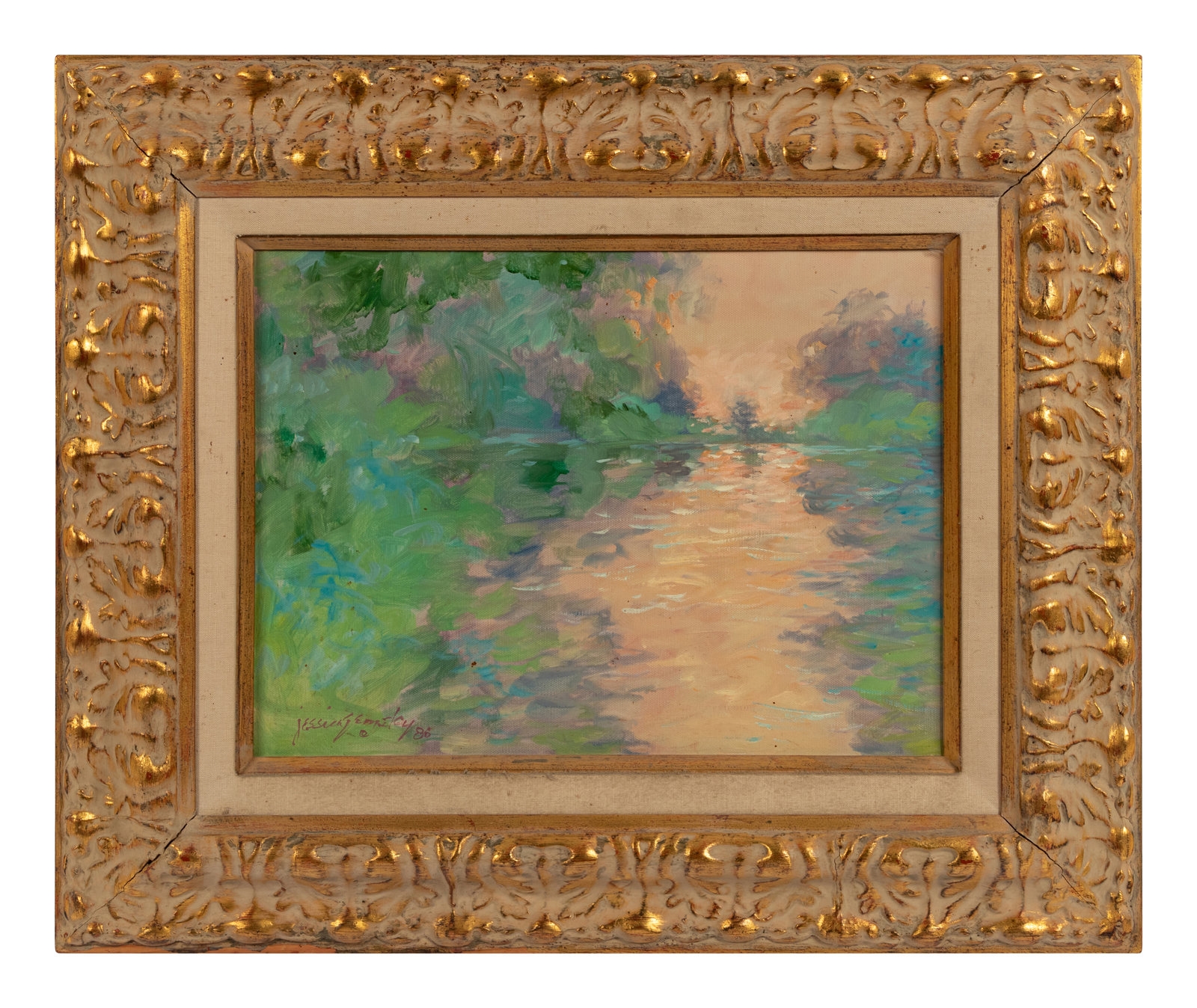 Jessica Zemsky | Evening Mist at Giverny (1986) | MutualArt
