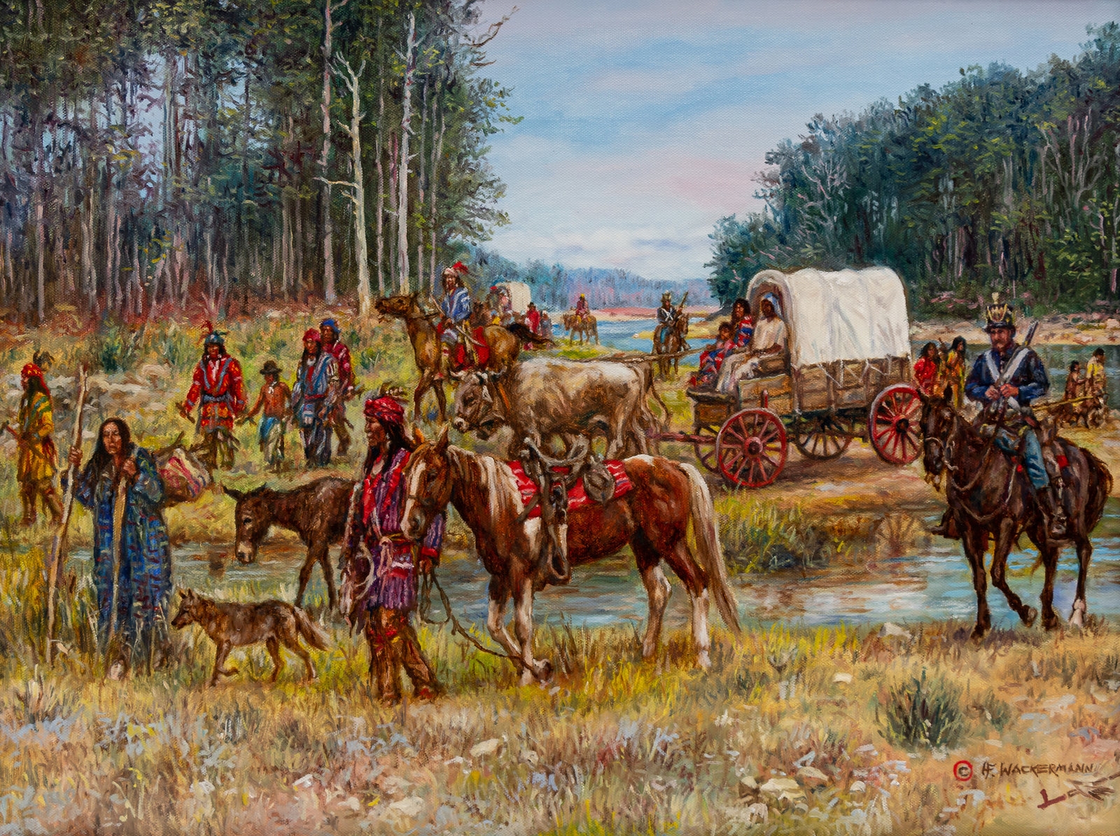 Trail Of Tears Painting Hd