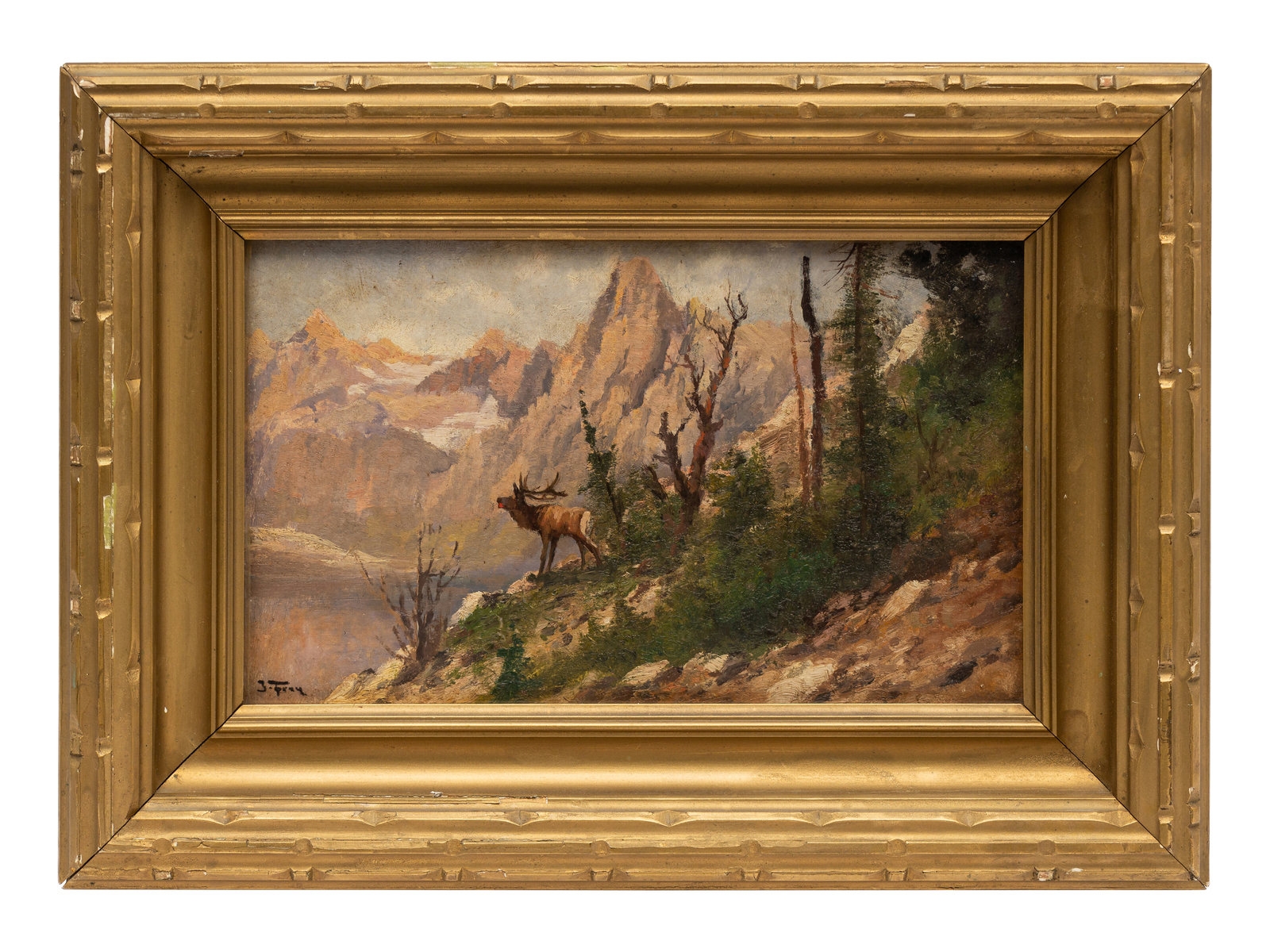 John Fery | Deer in Landscape | MutualArt