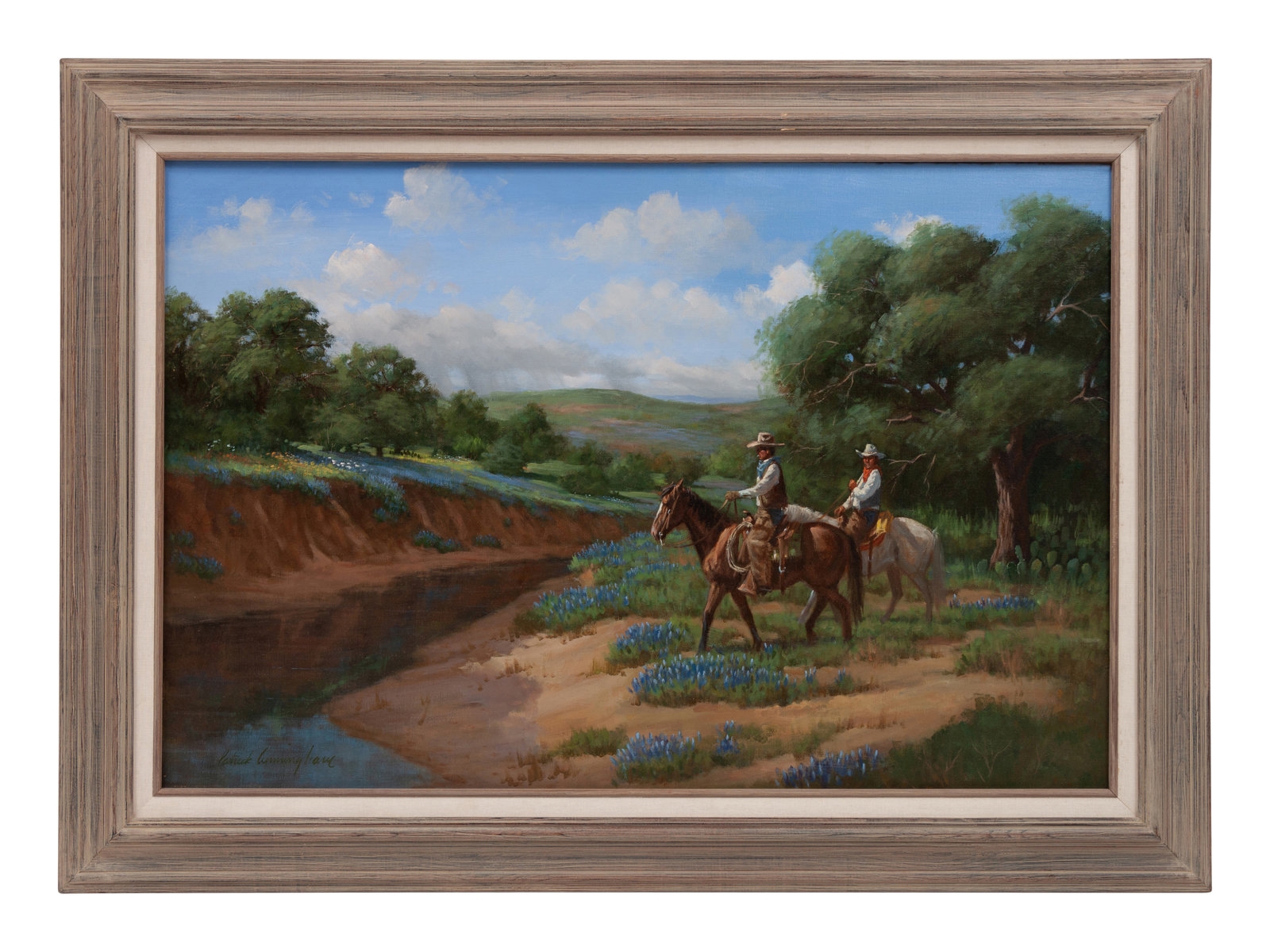 Patrick Cunningham | Cowboys and Bluebells | MutualArt