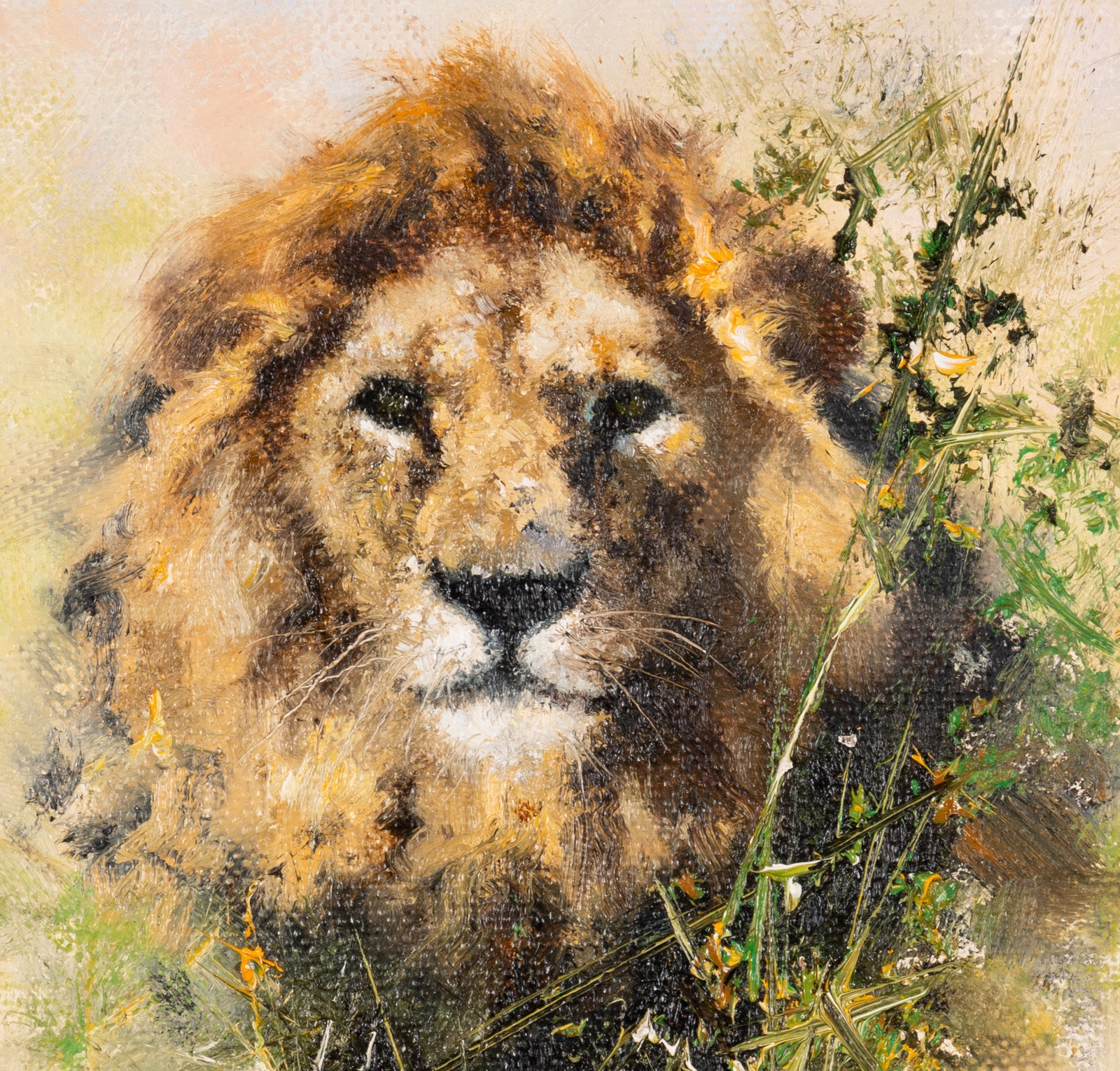 David Shepherd | Lion (1987) | MutualArt