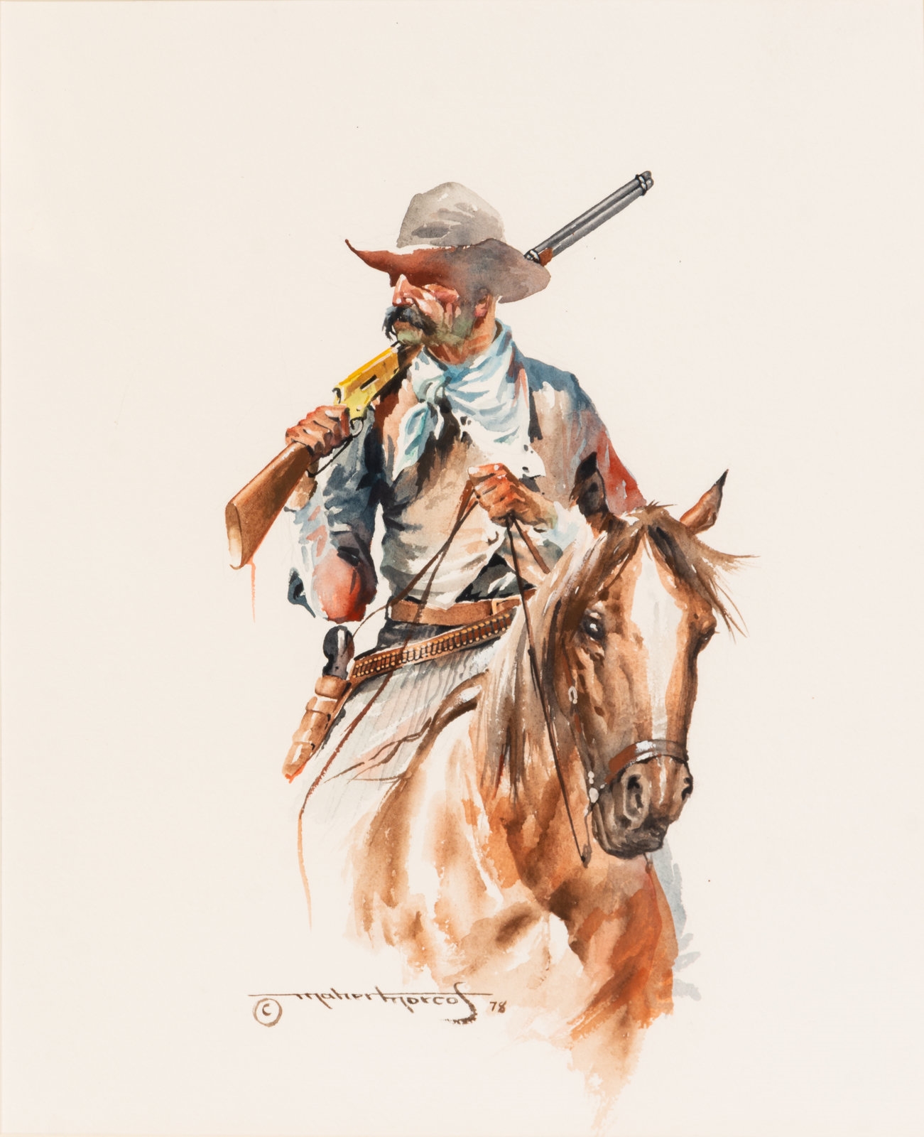 Maher Morcos | The Gunfighter (1978) | MutualArt