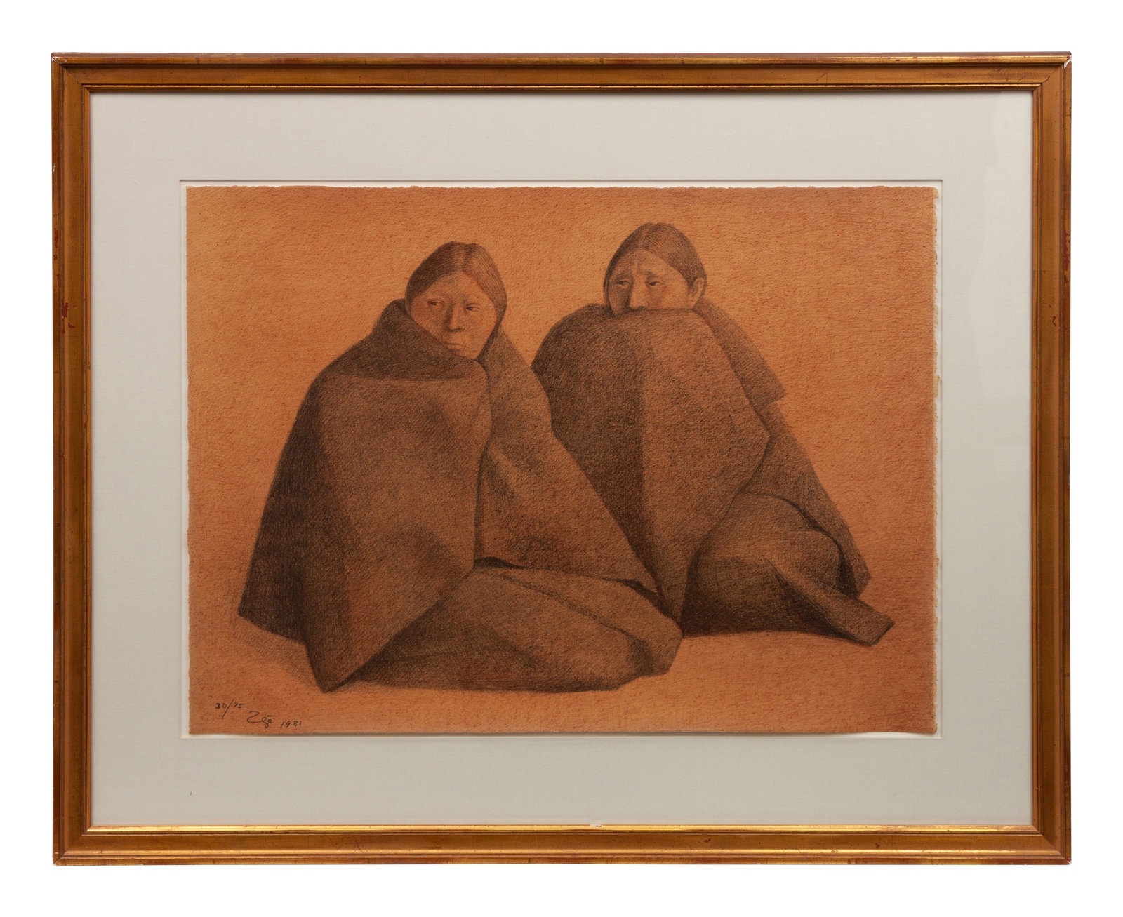 Francisco Zuñiga | Chamulas Rojo (1981) | MutualArt