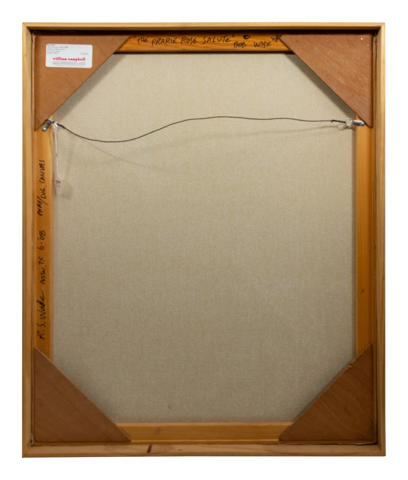 Bob Wade | The Prarie Rose Salute (2008) | MutualArt