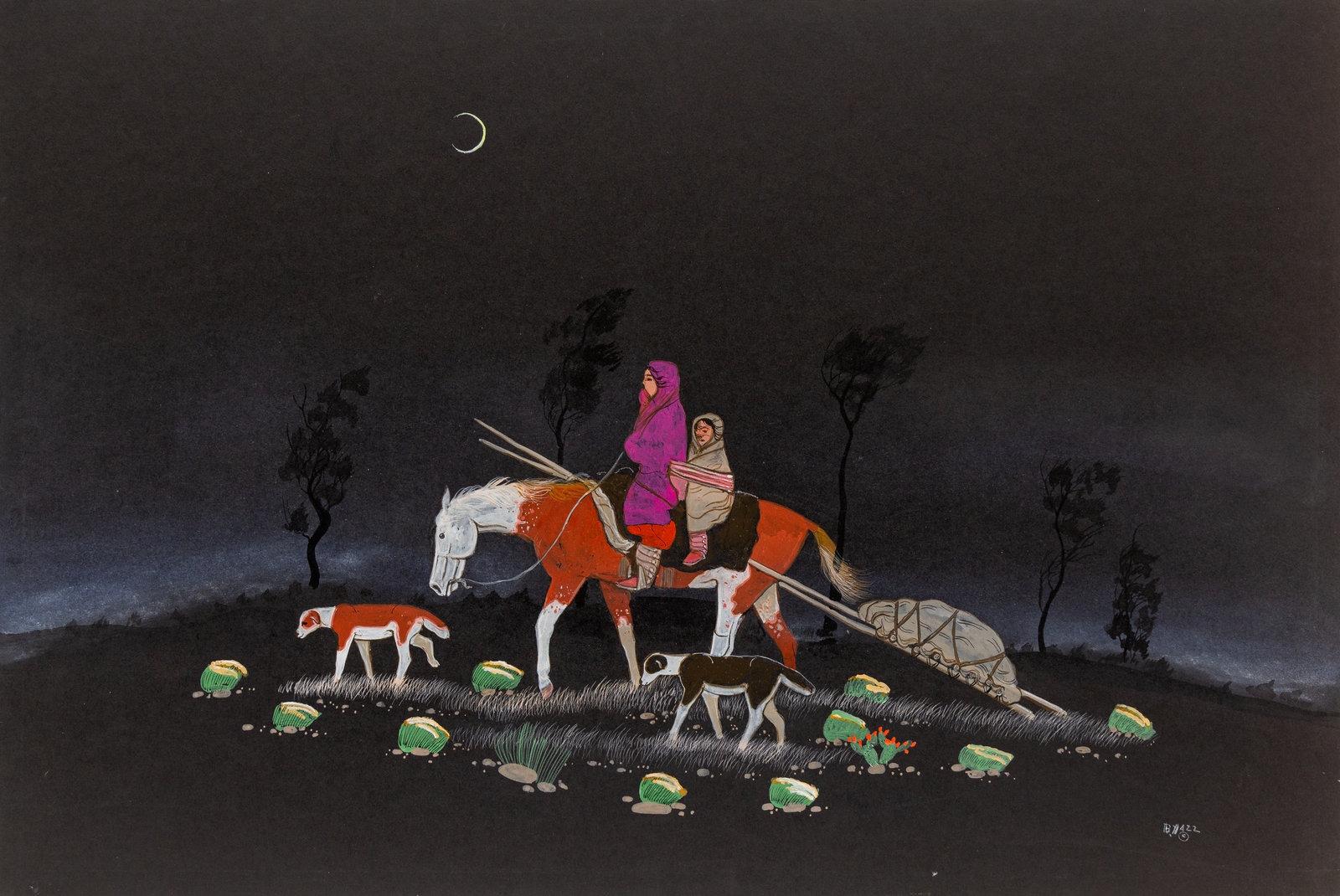 Beatien Yazz | Lonely Trail – Navajo | MutualArt