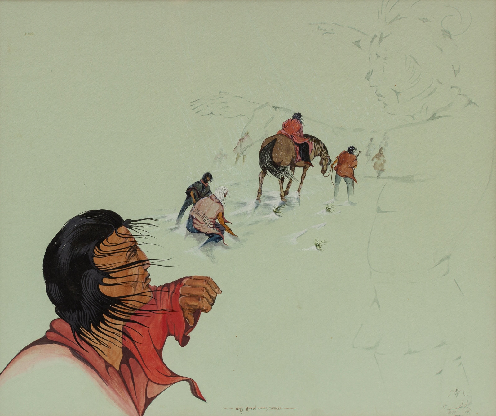 Jerome Tiger | Oh Great One (1970) | MutualArt