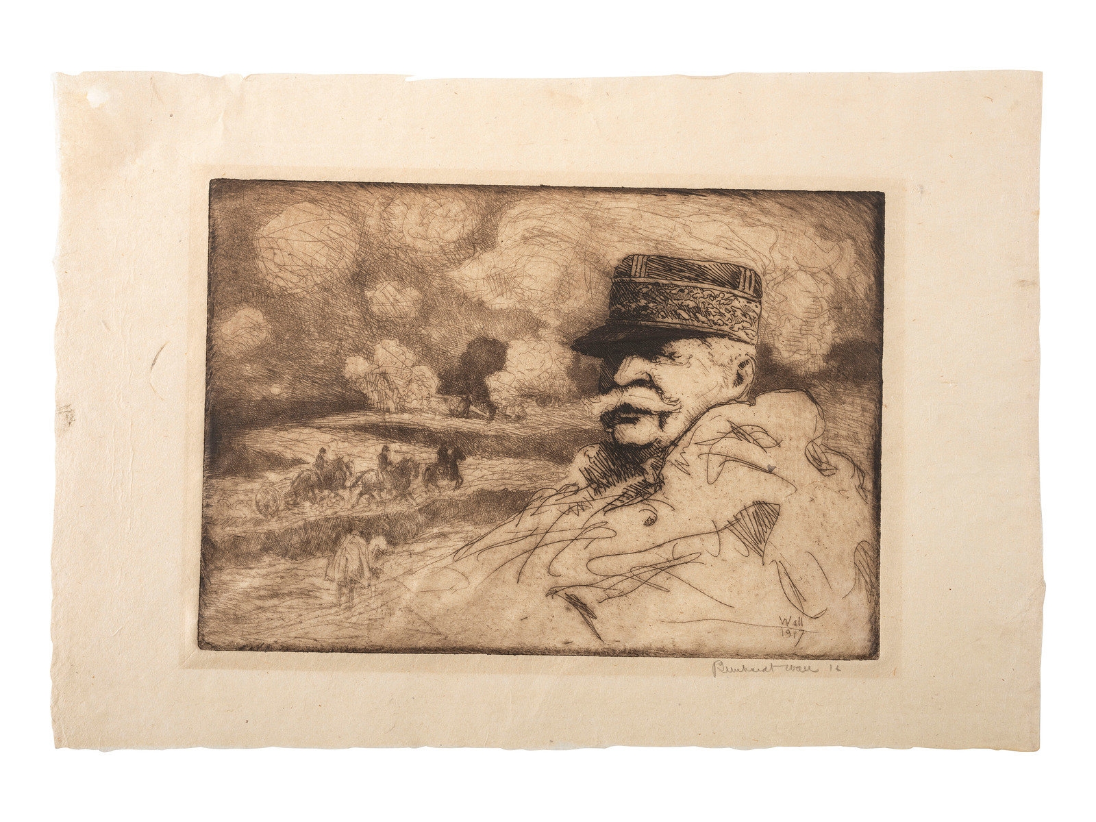 Bernhardt Wall | [WORLD WAR I]. WALL (1917) | MutualArt