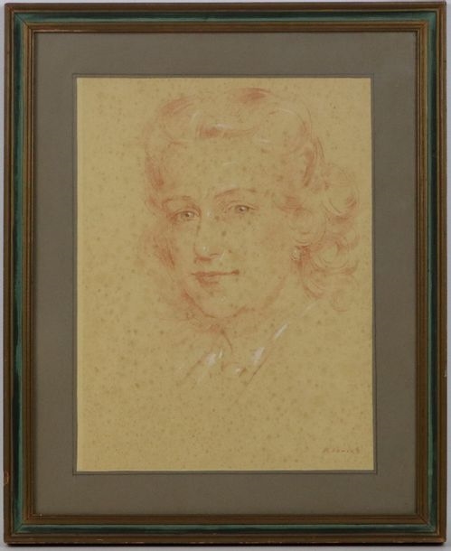 André Advier | Portrait de Madame Fernande GELPI. | MutualArt