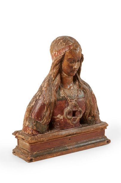 French School, 16th Century | Reliquary bust of a saint | MutualArt