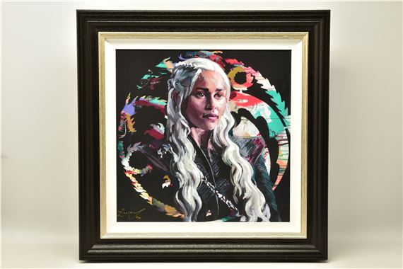 Zinsky | 'MOTHER OF DRAGONS' a portrait of Emilia Clarke as her Game of ...