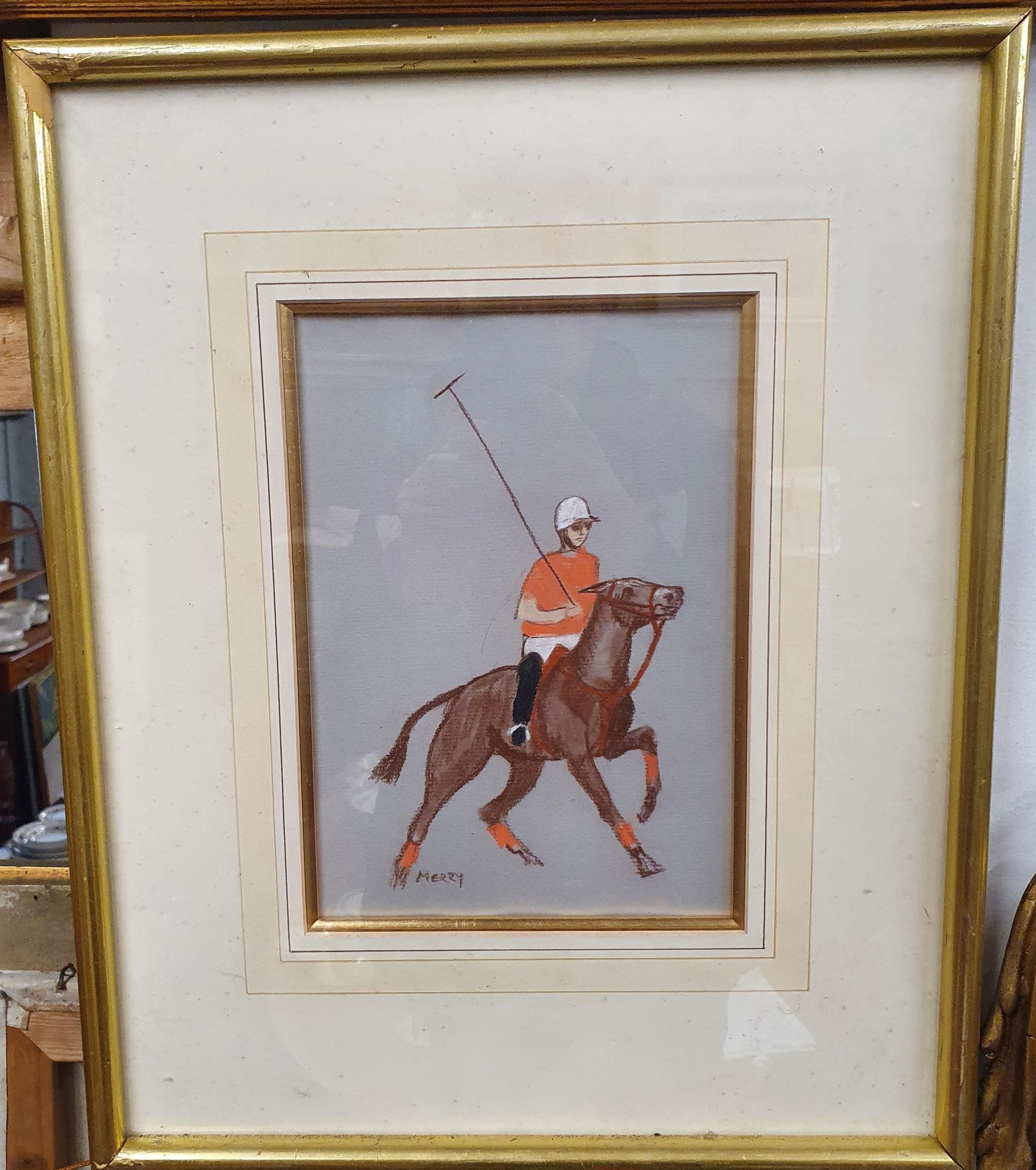 Brian Merry | Two Watercolours of Equestrian scenes by Brian Merry ...