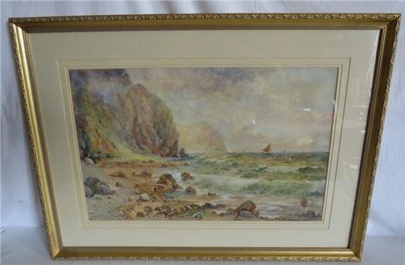 Joseph Hughes Clayton | Beach scene | MutualArt