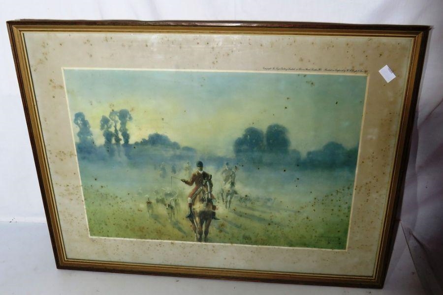 Lionel Edwards | A group of 3 pictures to include a framed colour ...