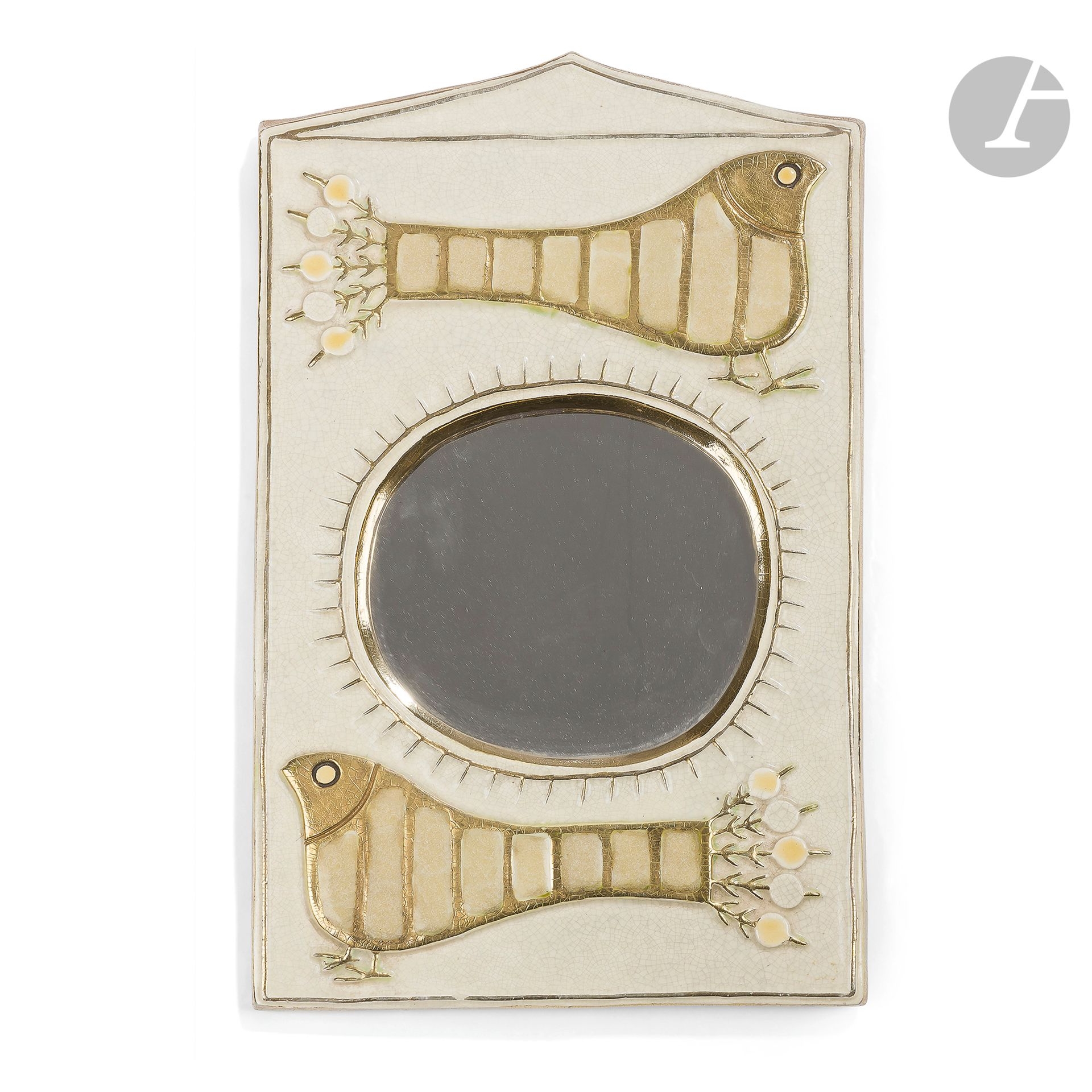 Mithé Espelt | Vertical wall mirror (1963) | MutualArt