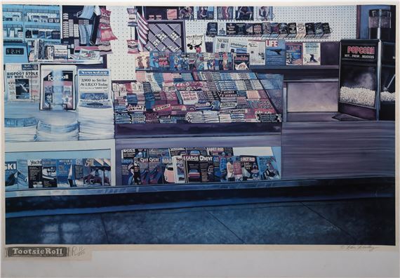 Ken Keeley | The Newsstand (1985) | MutualArt
