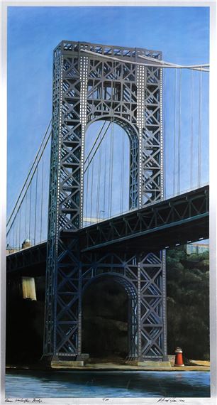Richard Haas | George Washington Bridge (1999) | MutualArt