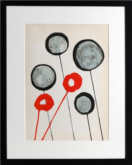 Alexander Calder | Lollipops from Derriere Le Miroir (1966) | MutualArt