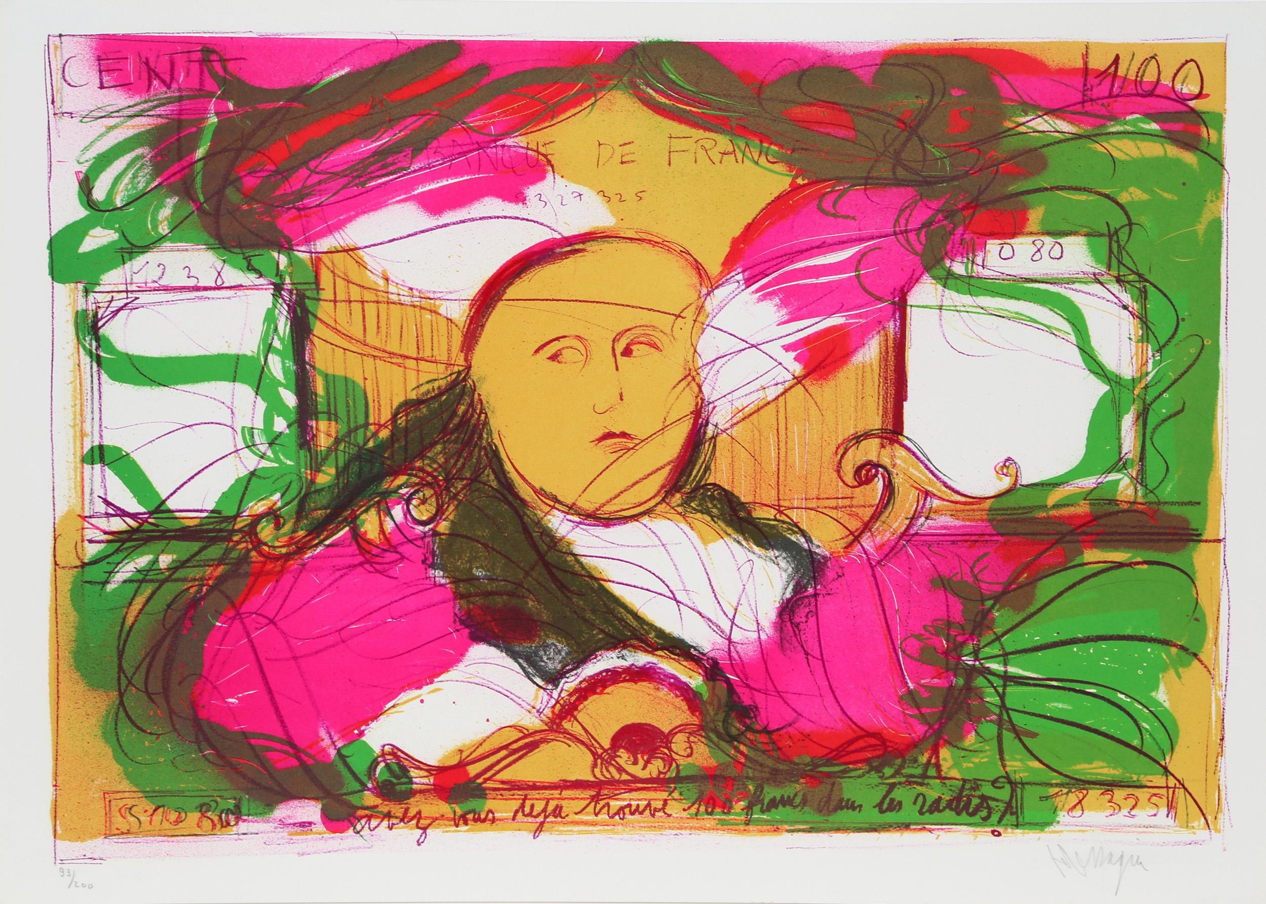 Jean Messagier | 100 Francs in the Radishes (1983) | MutualArt