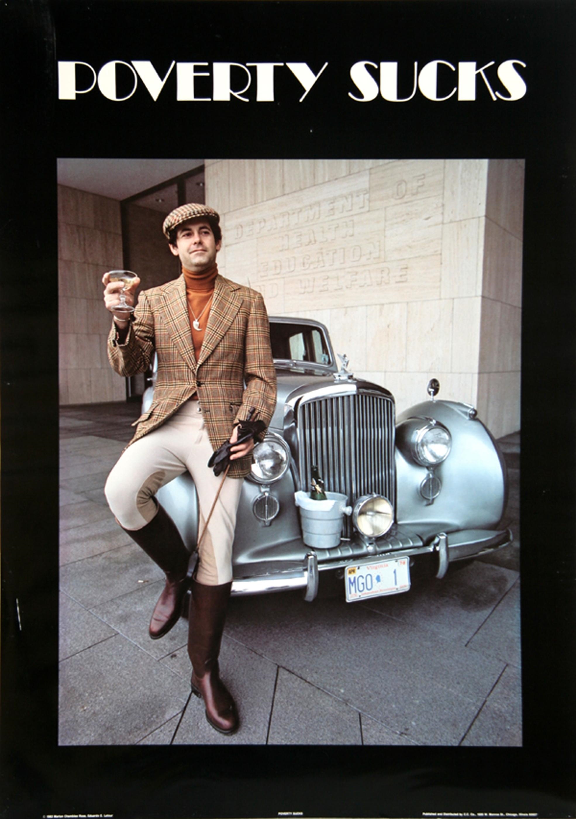 Jerry Mesmer | Poverty Sucks (Man) (Circa 1990) | MutualArt