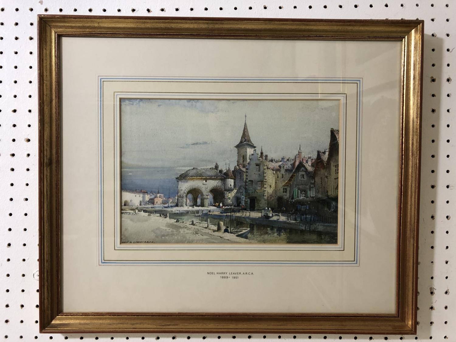 Noel Harry Leaver | - 'A View on a Dutch Canal' | MutualArt