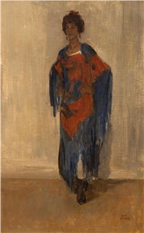 Isaac Israëls | A PORTRAIT OF A COSSACK | MutualArt