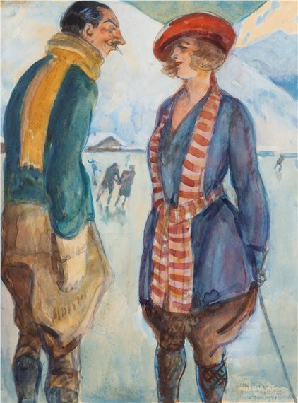 Willy Sluiter | Sankt Moritz (1921) | MutualArt
